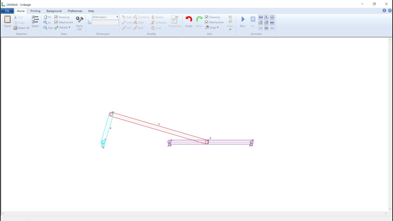 Construction and simulation of Slider-crank mechanism | Linkage - YouTube