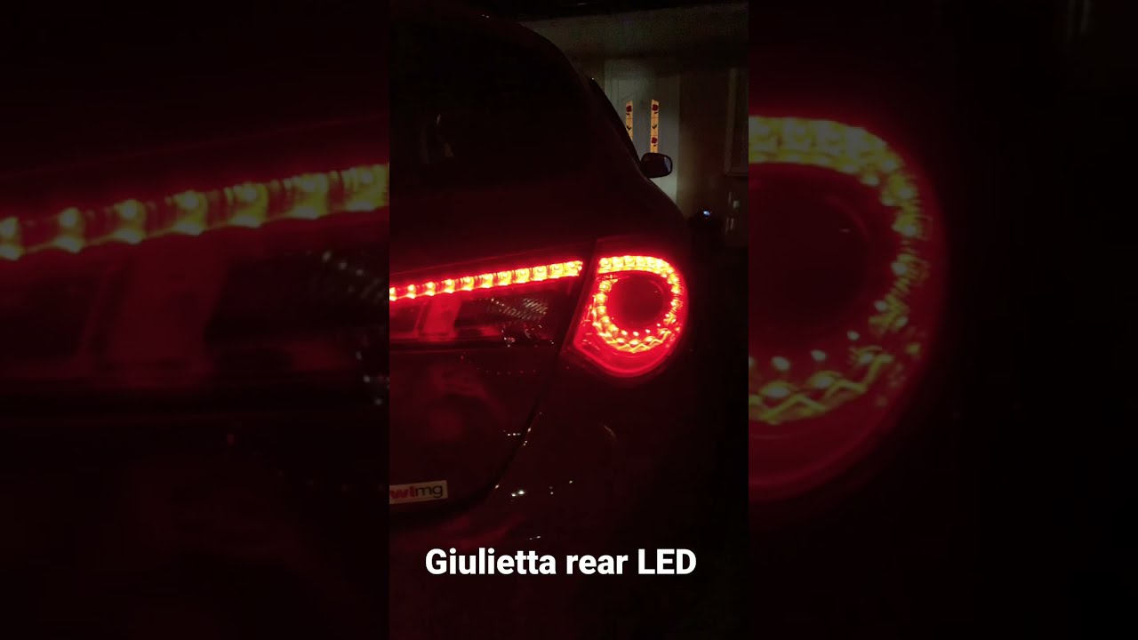 Alfa Romeo Giulietta rear LED lights shorts shortvideo