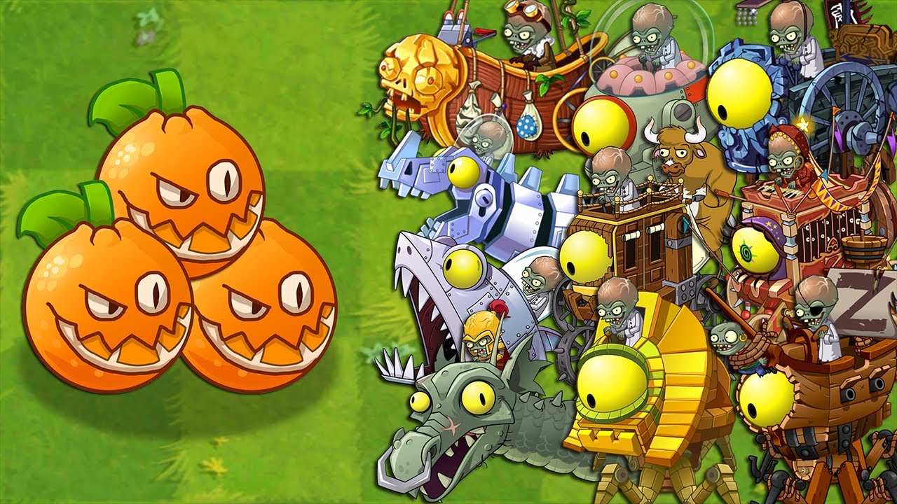 Plants Vs Zombies 2 Final Boss - Every Citron Plants Power-Up! vs PvZ2 ...
