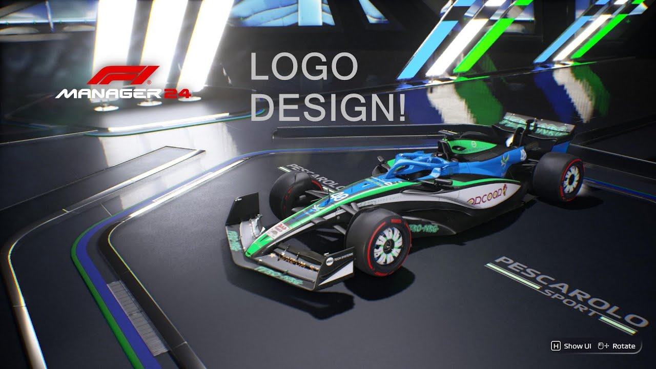 F1 Manager 24 - Our logo recreation design! - YouTube
