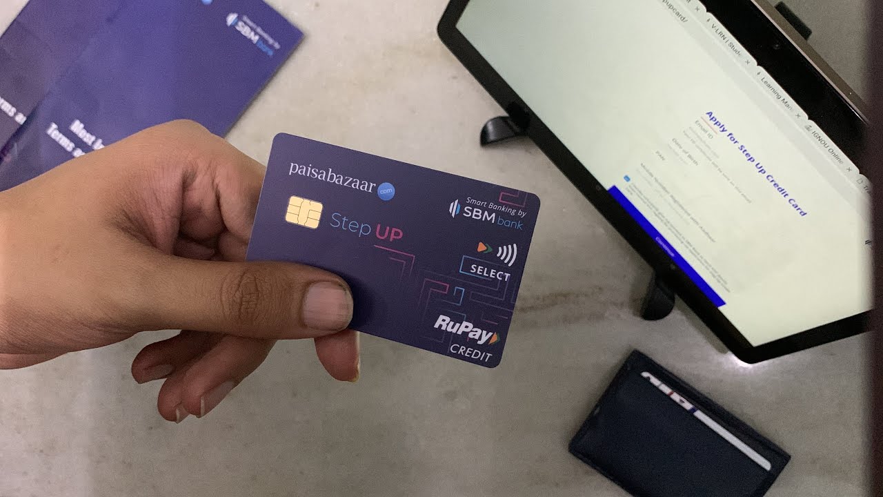 Paisabazaar Step Up Credit Card Unboxing and Apply Process | 100% Limit ...