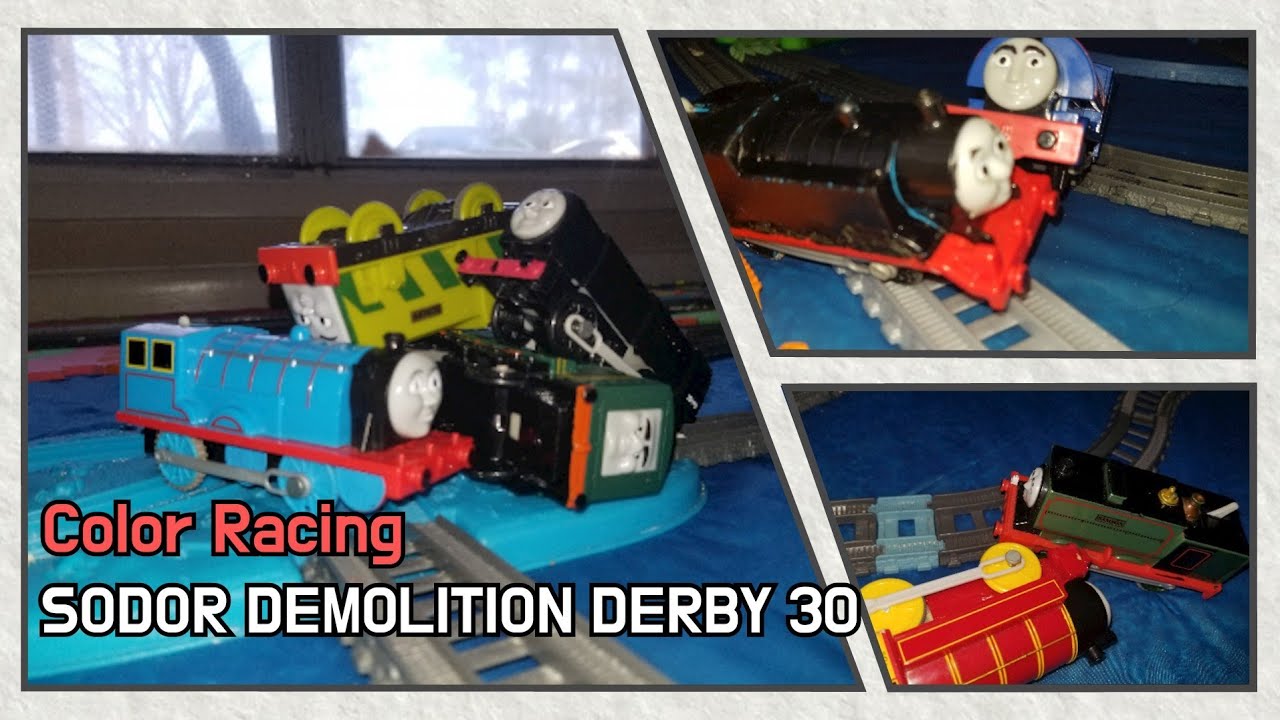 Sodor Demolition Derby 30: Color Racing - YouTube