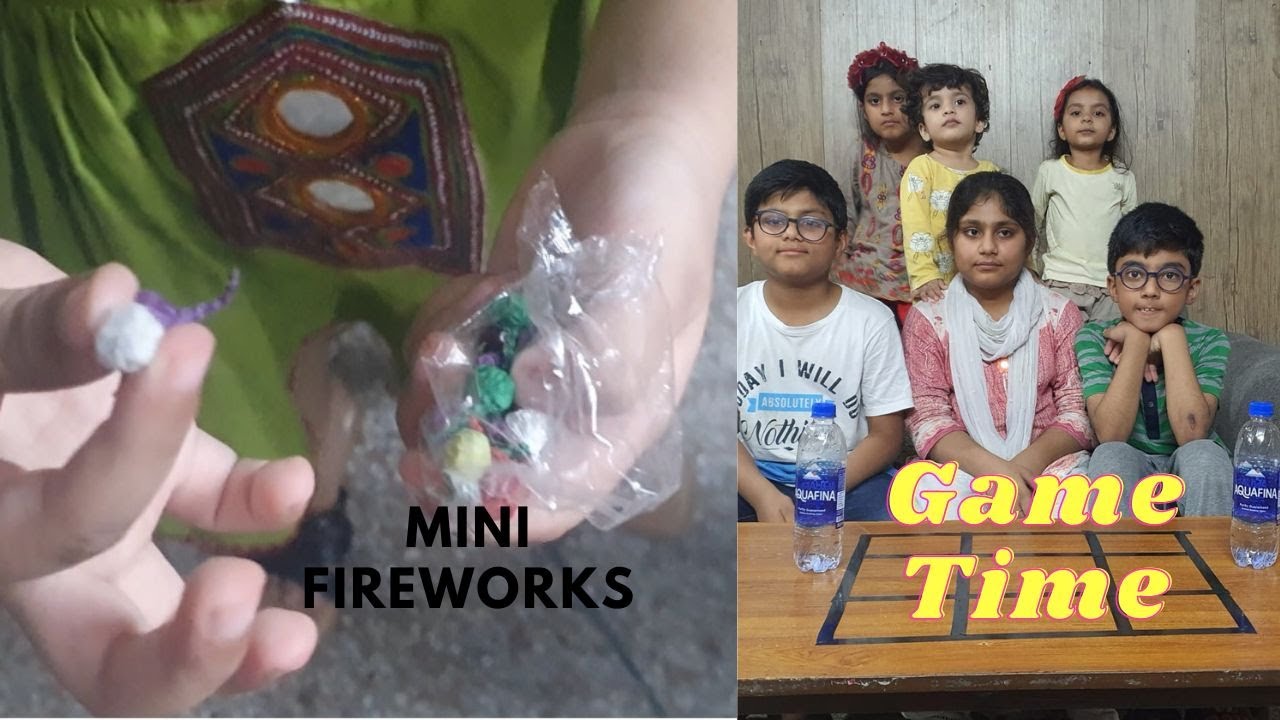 Mini fireworks by Anabiya & Haleema | Crazy Bottle Flip game | CK Vlogs - YouTube
