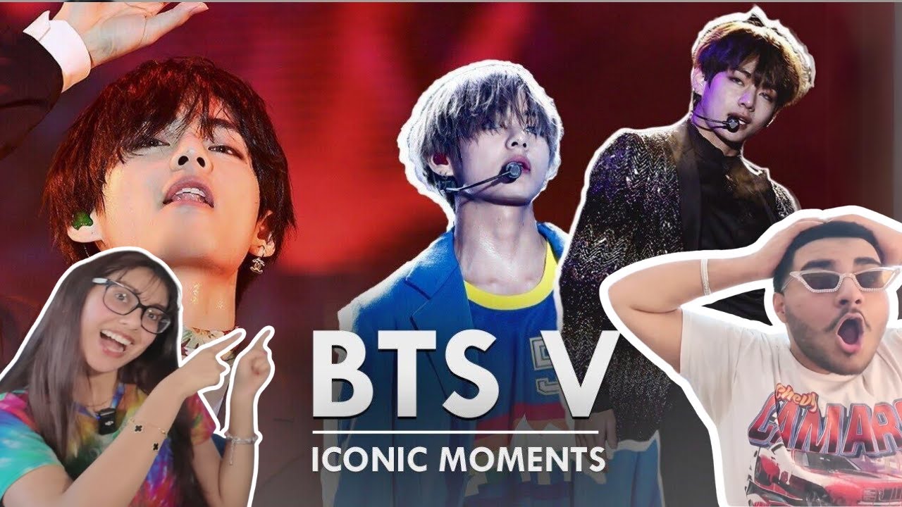 BTS V ICONIC MOMENTS ON STAGE (REACTION) JUST WOW!! - YouTube