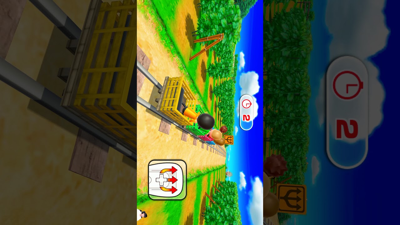 Wii Party Minigame Risky Railroad - YouTube