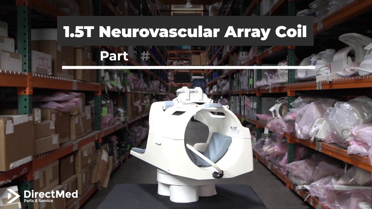 1.5T Neurovascular Array Coil Part # 2293668-2 | GE MRI - YouTube
