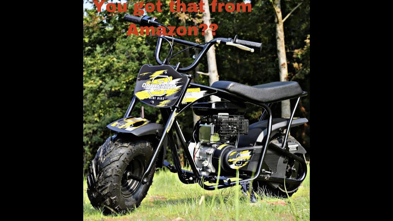 Amazon Oryxearth mini bike unboxing and assembly - YouTube