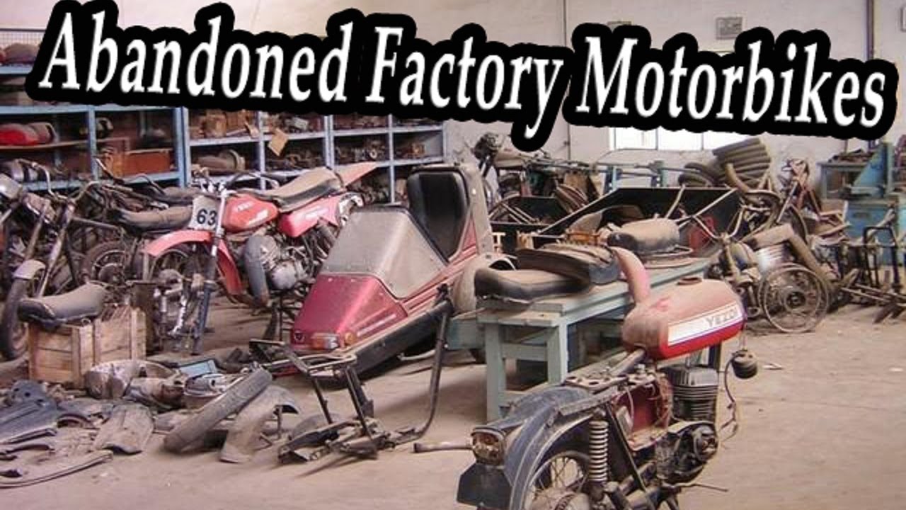 Old Abandoned Factory Motorbikes Jawa Graveyard. Abandoned Motorcycles ...