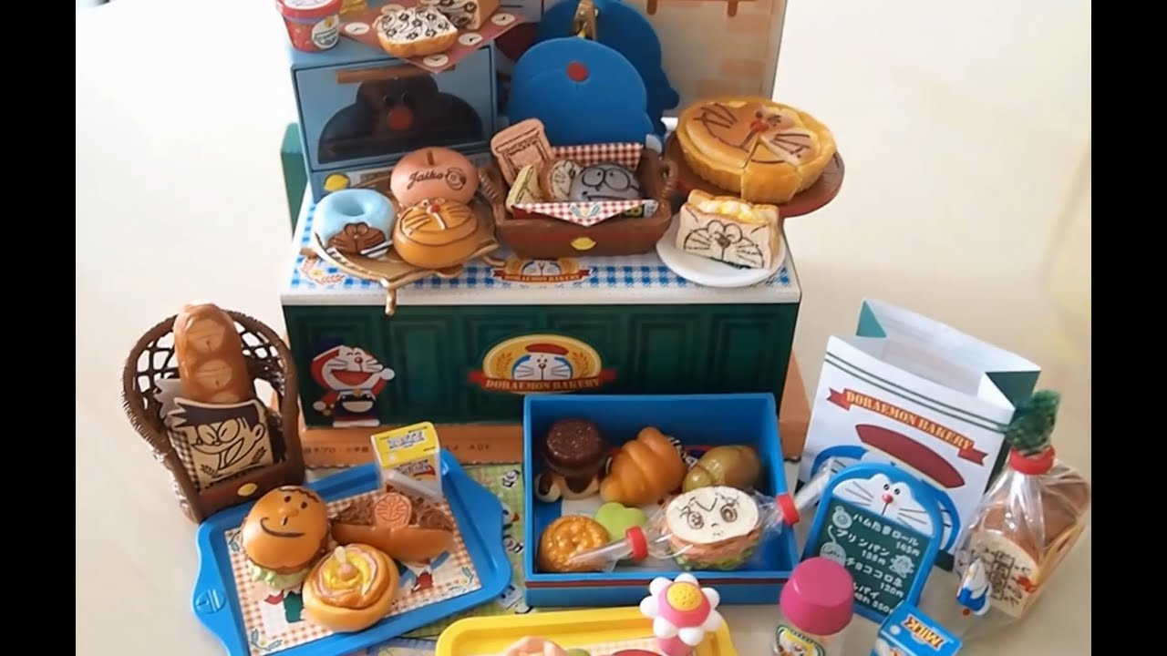 RE-MENT Doraemon Minature Everyone Bakery Full Set | リーメント ドラえもん みんなの ...