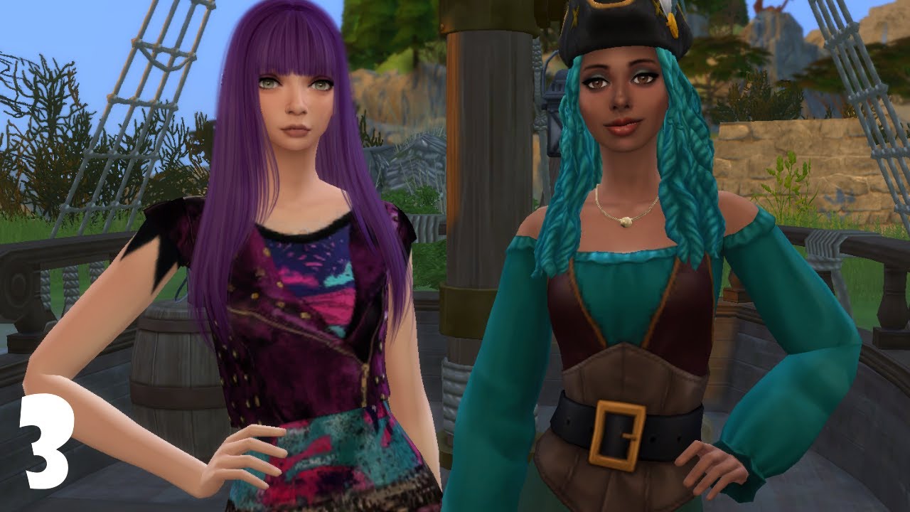 Mal vs Uma! 😨I Sims 4 Descendants 2 the series [EP 3] I Rebeccas ...