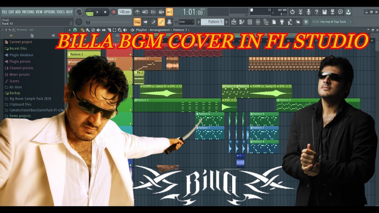 Billa Bgm | Cover By Dheena Music Studio | Fl Studio - YouTube