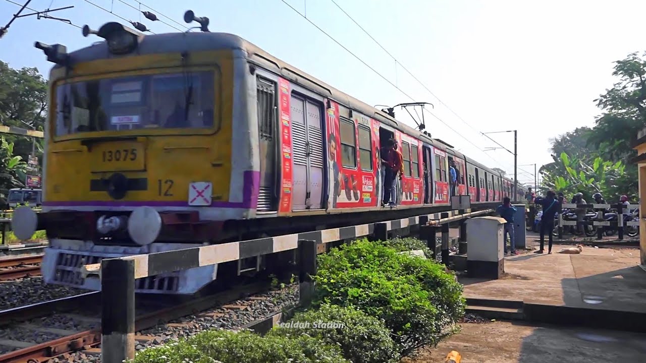 Rail Gate Crossing Video || Indian most colorful Local train | Eastern ...