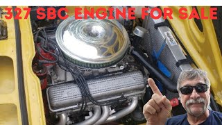 This 327 Chevy Runs PERFECT - Complete Engine Package Sold!