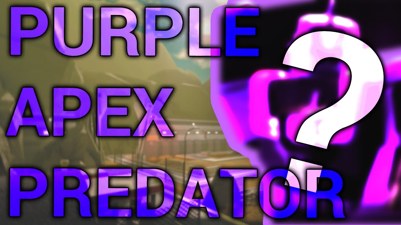 OFFICIAL Purple Apex Predator Leak | TDX - YouTube