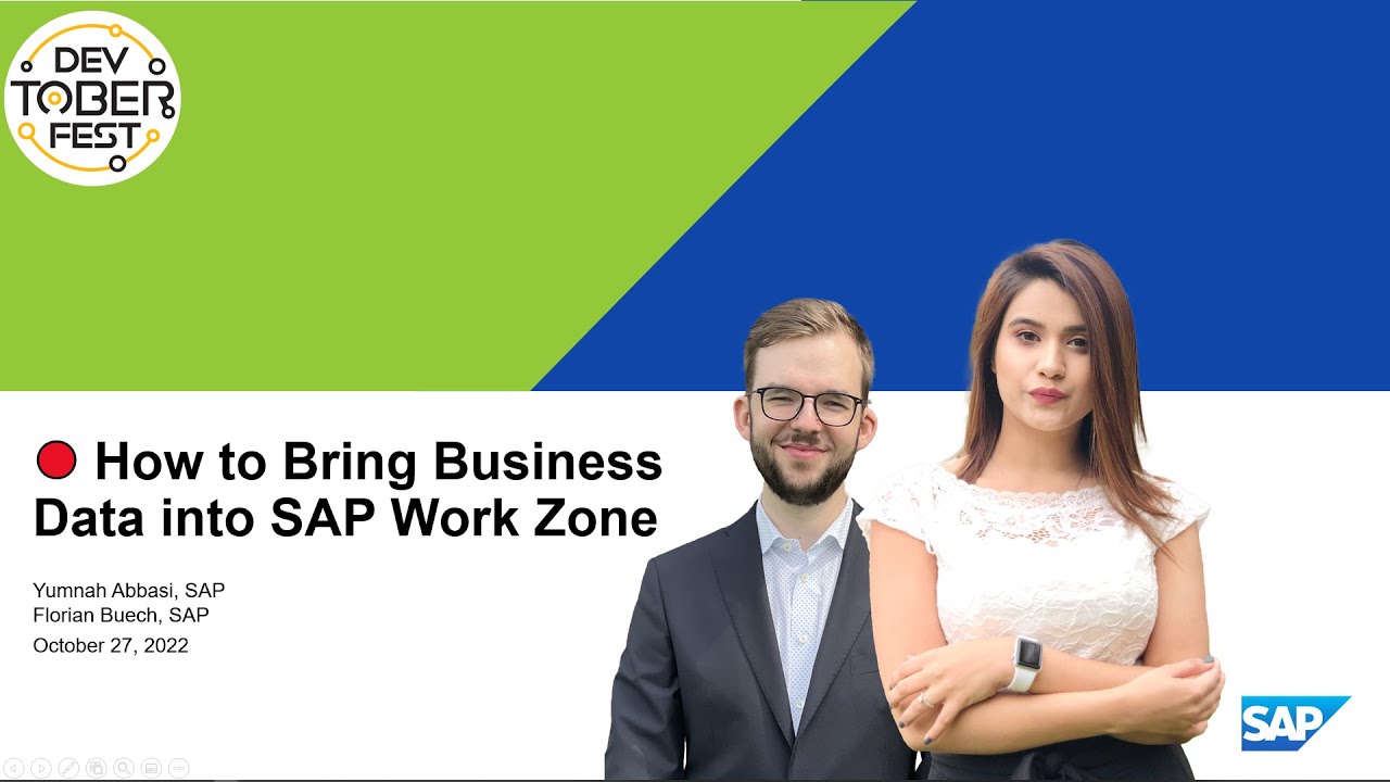 🔴 How to Bring Business Data into SAP Work Zone - YouTube