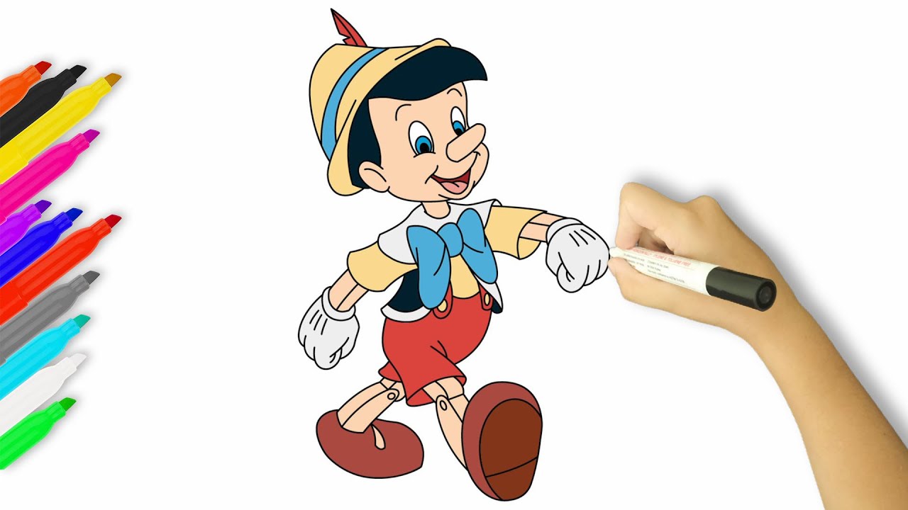 How to Draw Pinocchio - YouTube