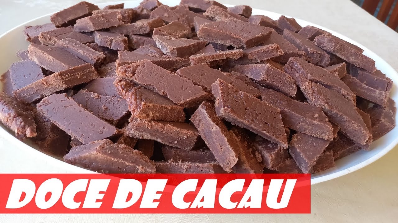 COMO FAZER DOCE DE CACAU - YouTube