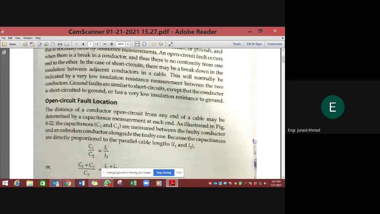 I&M online lecture 21 th January 2021 murray and varley loop test ...