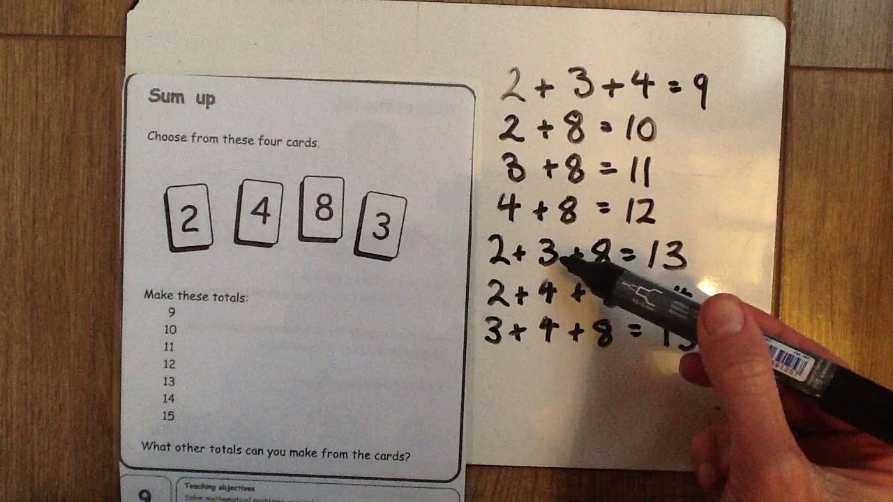 Year 1 and 2 Mathematics Challenge Solution 18.5.20 - YouTube