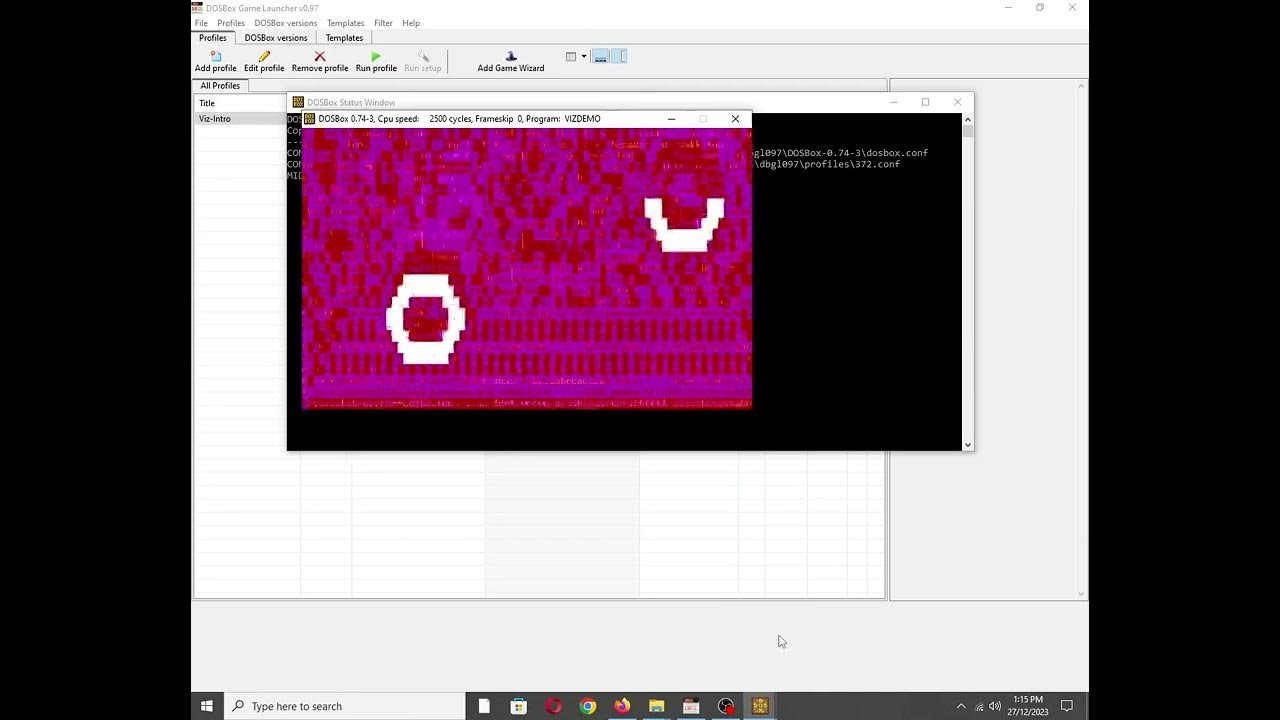 Viz-Intro [MS DOS] on Adlib - YouTube