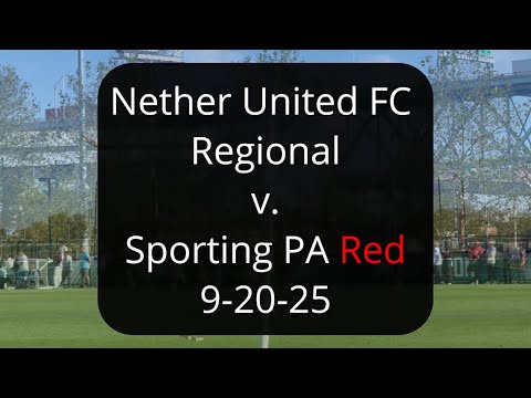 Nether United FC 14 Boys Regional v. Sporting PA 2014B Red