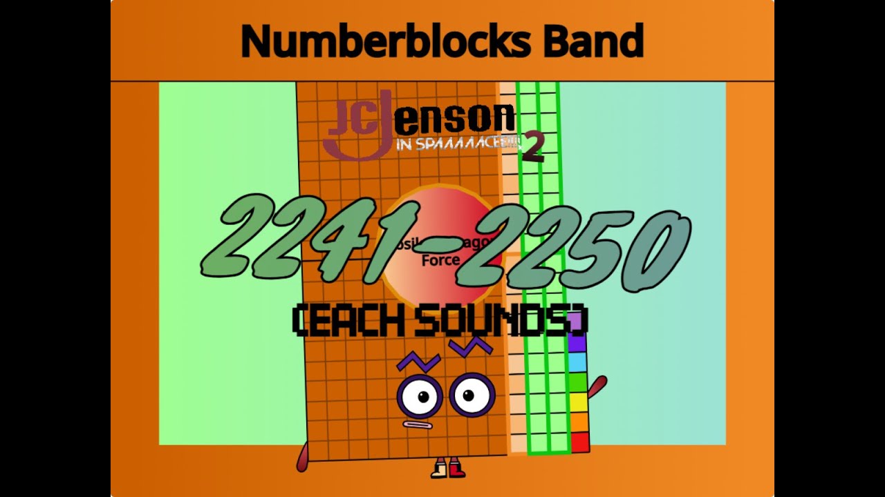 Numberblocks Band 2241-2250 (Each Sounds) - YouTube