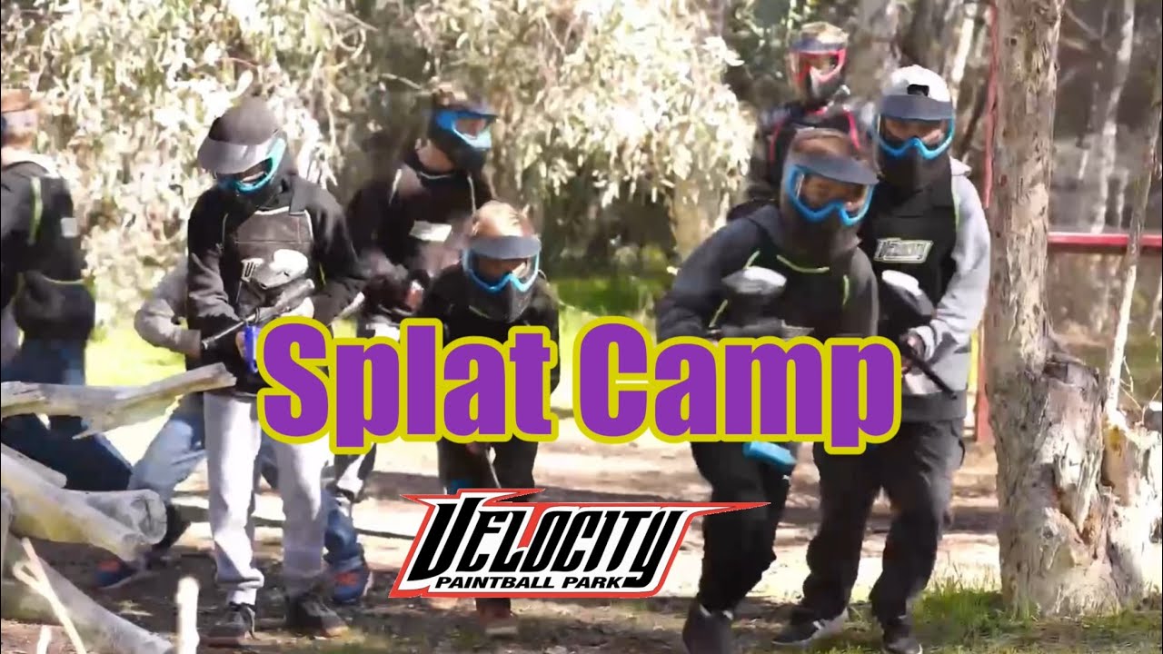 Splat Camp at Velocity Paintball Park - YouTube
