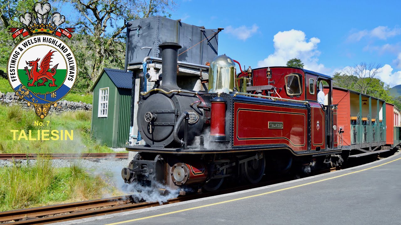 Ffestiniog Railway Single Fairlie Taliesin - YouTube