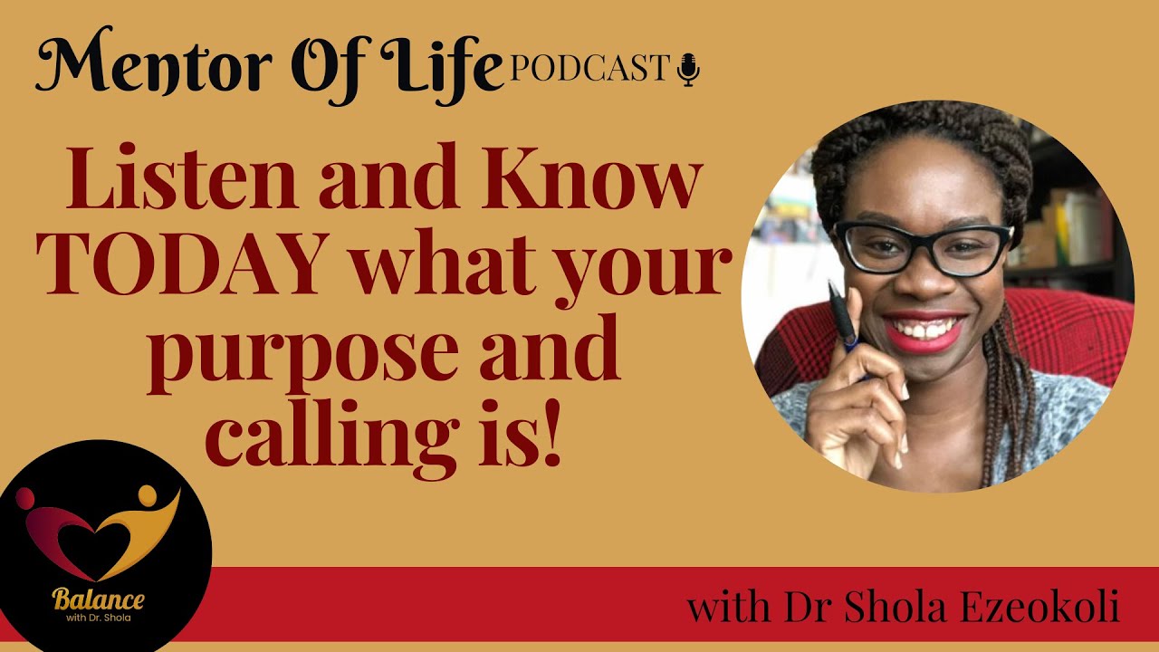 Listen and Know TODAY what your purpose and calling is! - YouTube