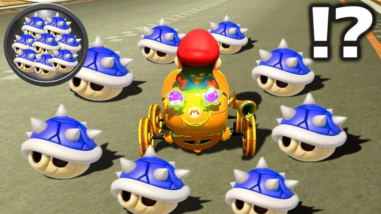 Mario Kart 8 Deluxe - Only Use Blue Shell With Mario | The Top Racing ...
