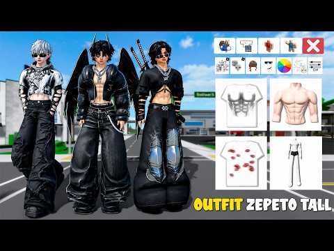 OUTFIT ZEPETO BODY TINGGI (WARNA HITAM) Di Brookhaven - Roblox