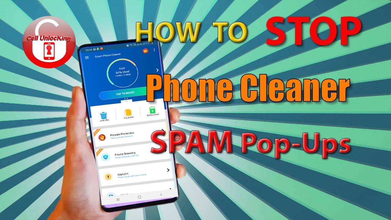 How to Remove Phone Device Cleaner Spam Pop-Ups Ads from Samsung LG ...
