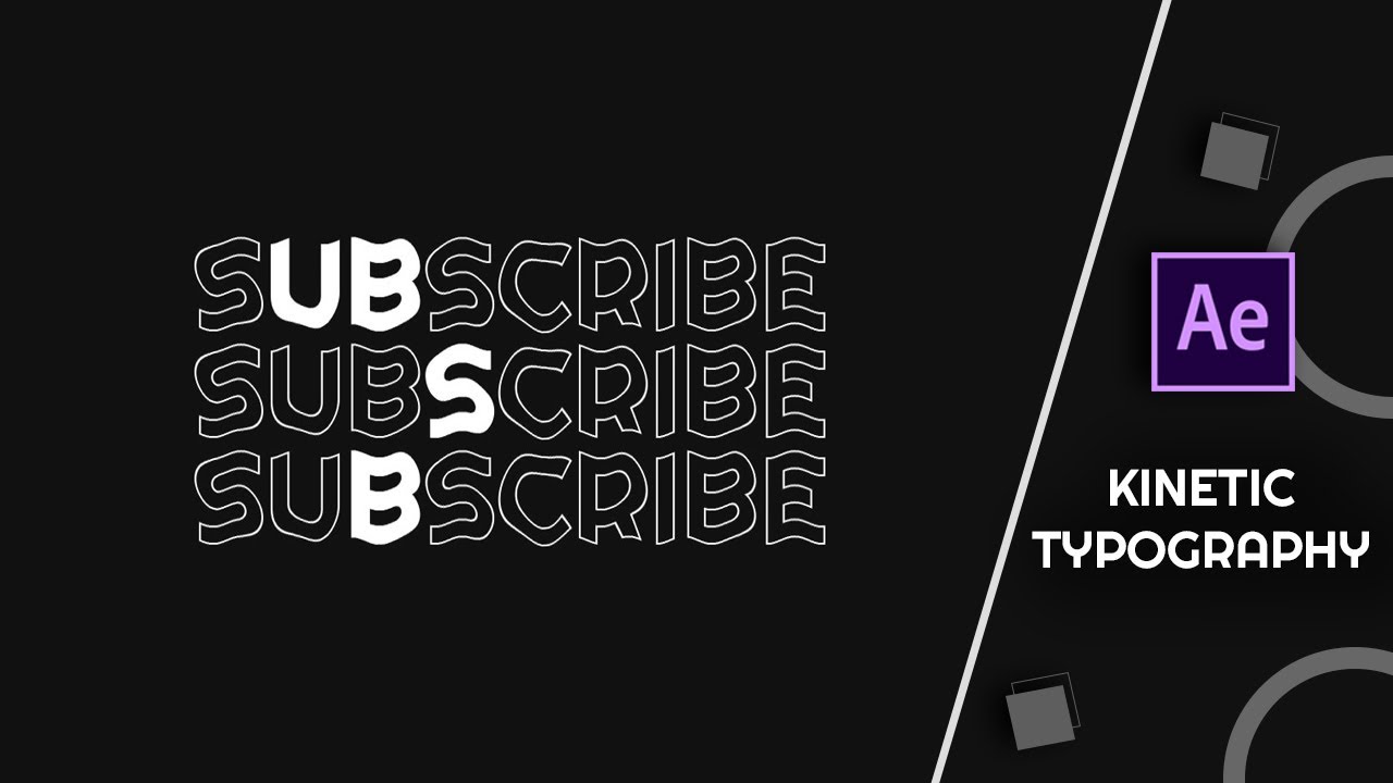 Text Animation For Typography | Fill Opacity - After Effects CC - YouTube