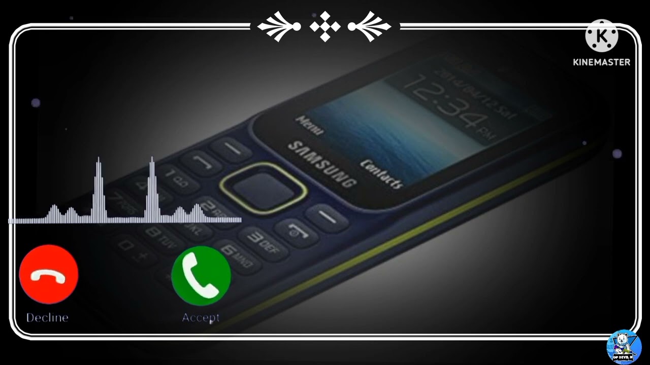 Samsung ringtone keypad phone - YouTube