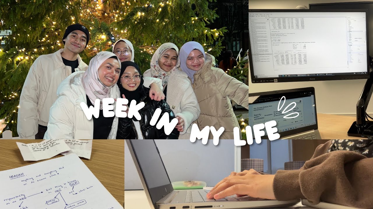 Week in My Life | assignments, studying, dinner night, STATA stress ...
