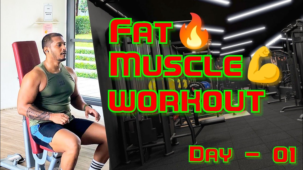 fat 🔥 + muscle 💪 workout routine - Day 01 by FITGEEK - YouTube