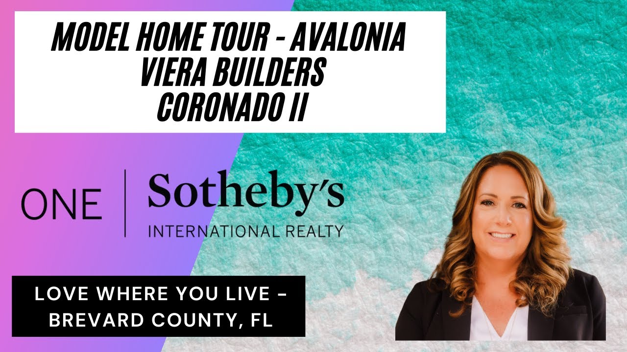 Viera Builders Home Model Tour, Coronado II at Avalonia - 3 bed, 2 bath ...