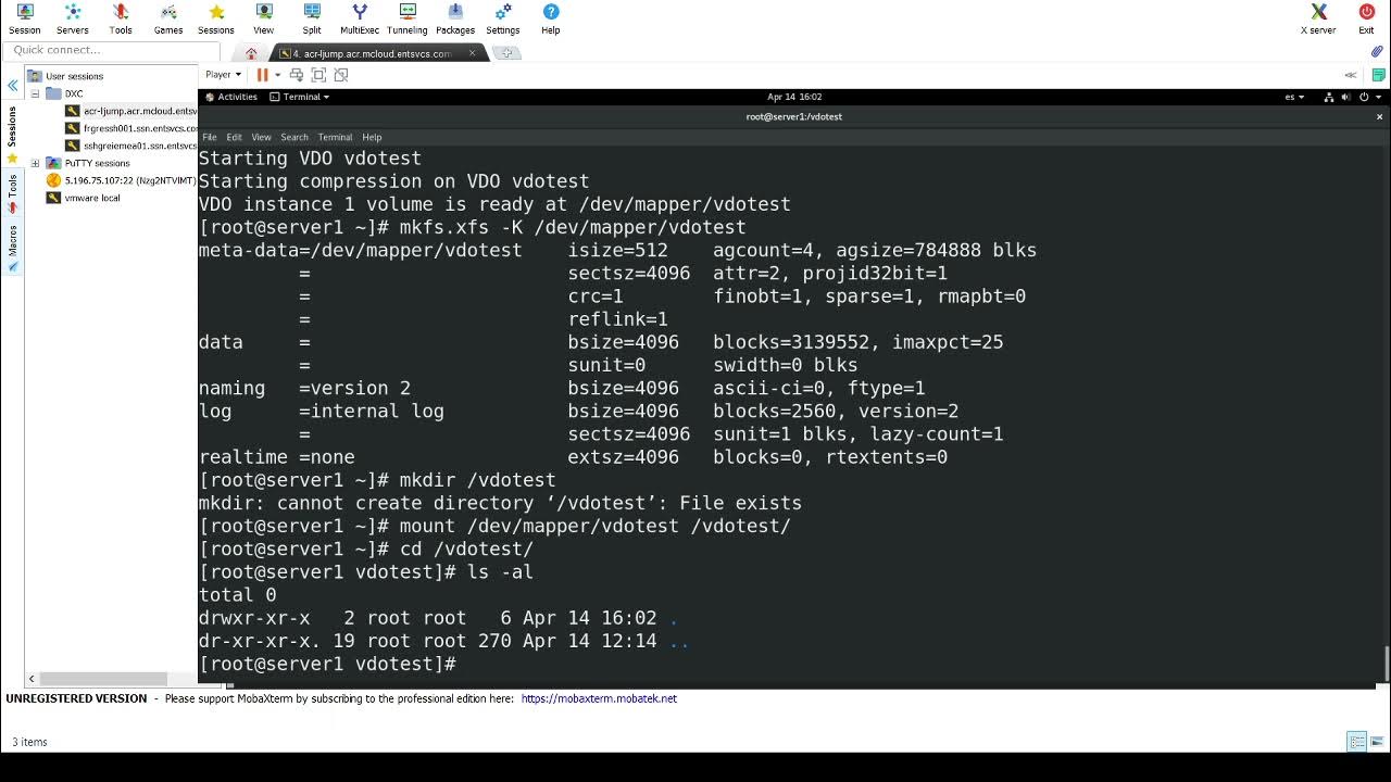 VDO Compresión y Deduplicación en Linux (Virtual Data Optimizer) - YouTube
