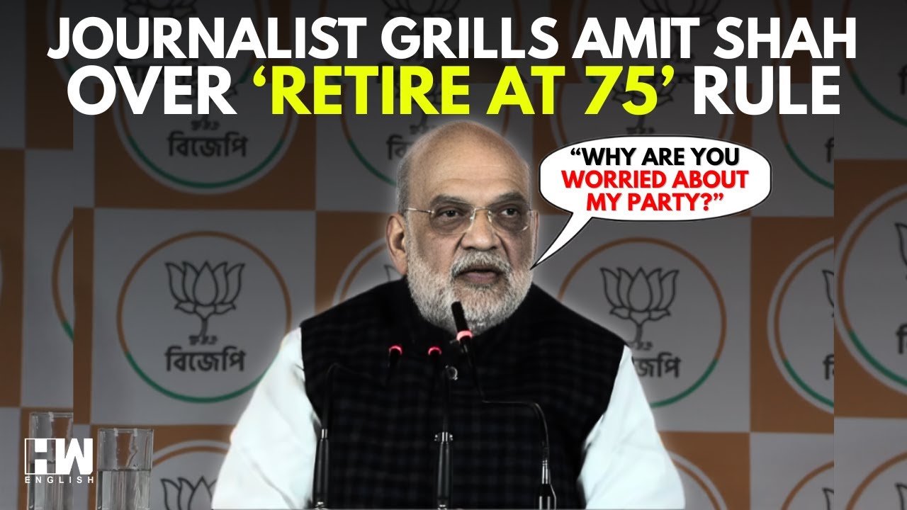 'Shouldn't Leaders Retire At 75?': Journalist Corners HM Amit Shah In A ...