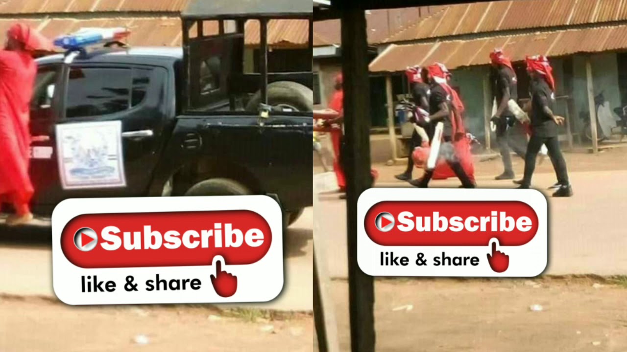 Isakaba members don arrived Benin city - YouTube