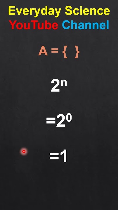 How to Find Subsets of a Set - Formula to Find Subsets #maths # ...