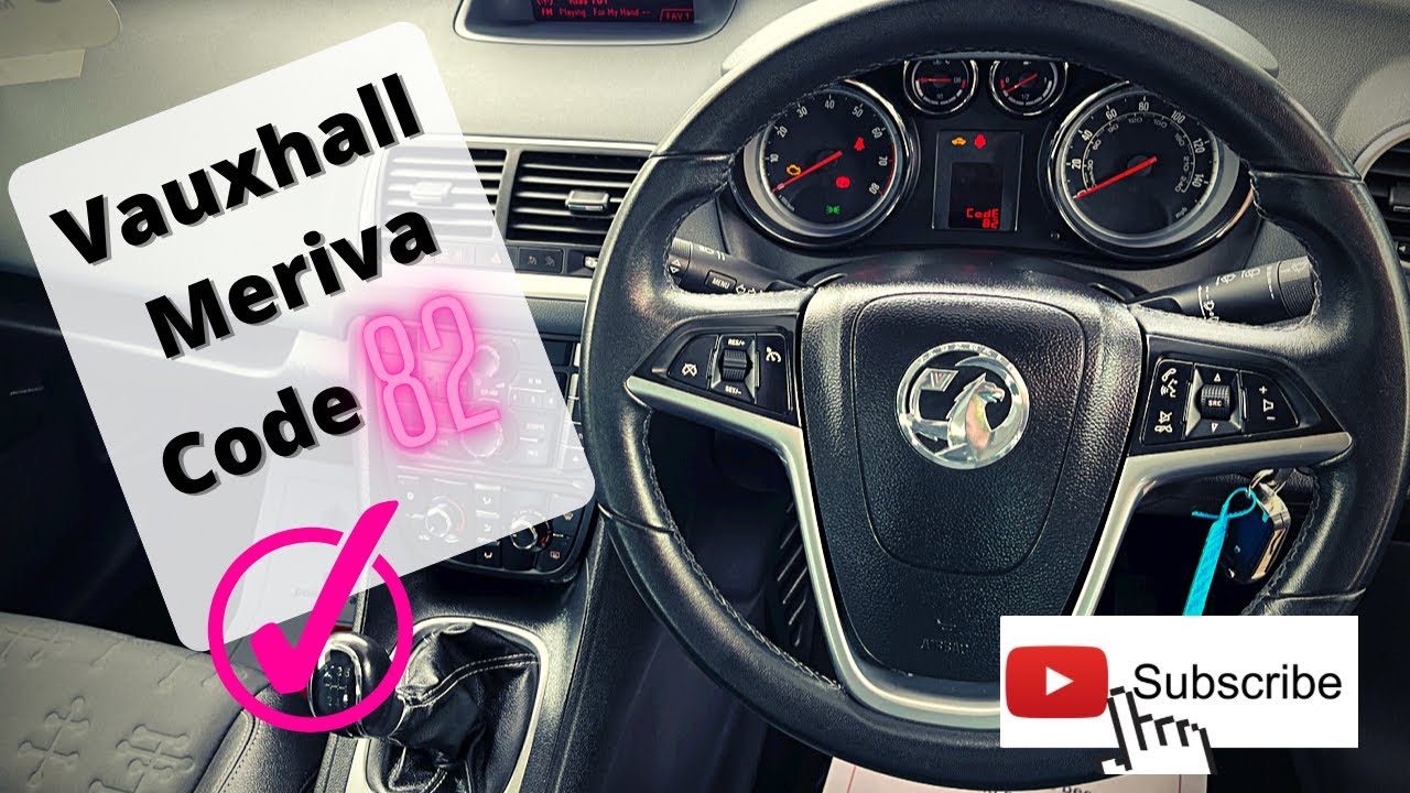 Vauxhall Meriva Code 82 Service Reset YouTube