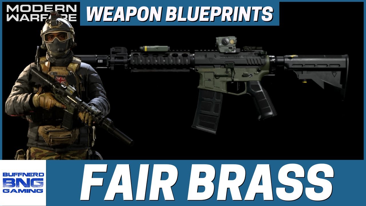 Fair Brass M4 - Weapon Blueprint - Call Of Duty Modern Warfare - YouTube