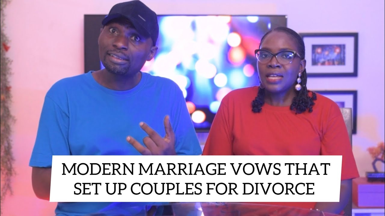 How Modern Marriage Vows Set Up Newly Married Couples For Divorce ...