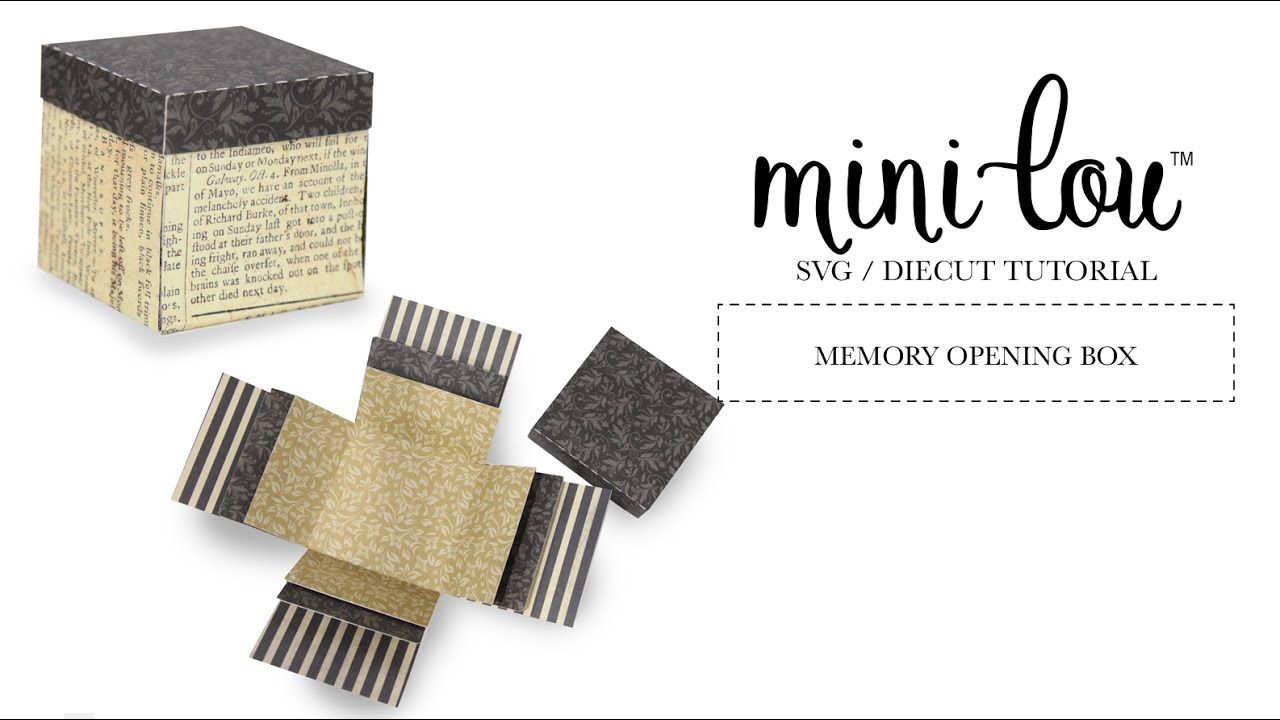 How to Put Together a Memory Opening Box - YouTube