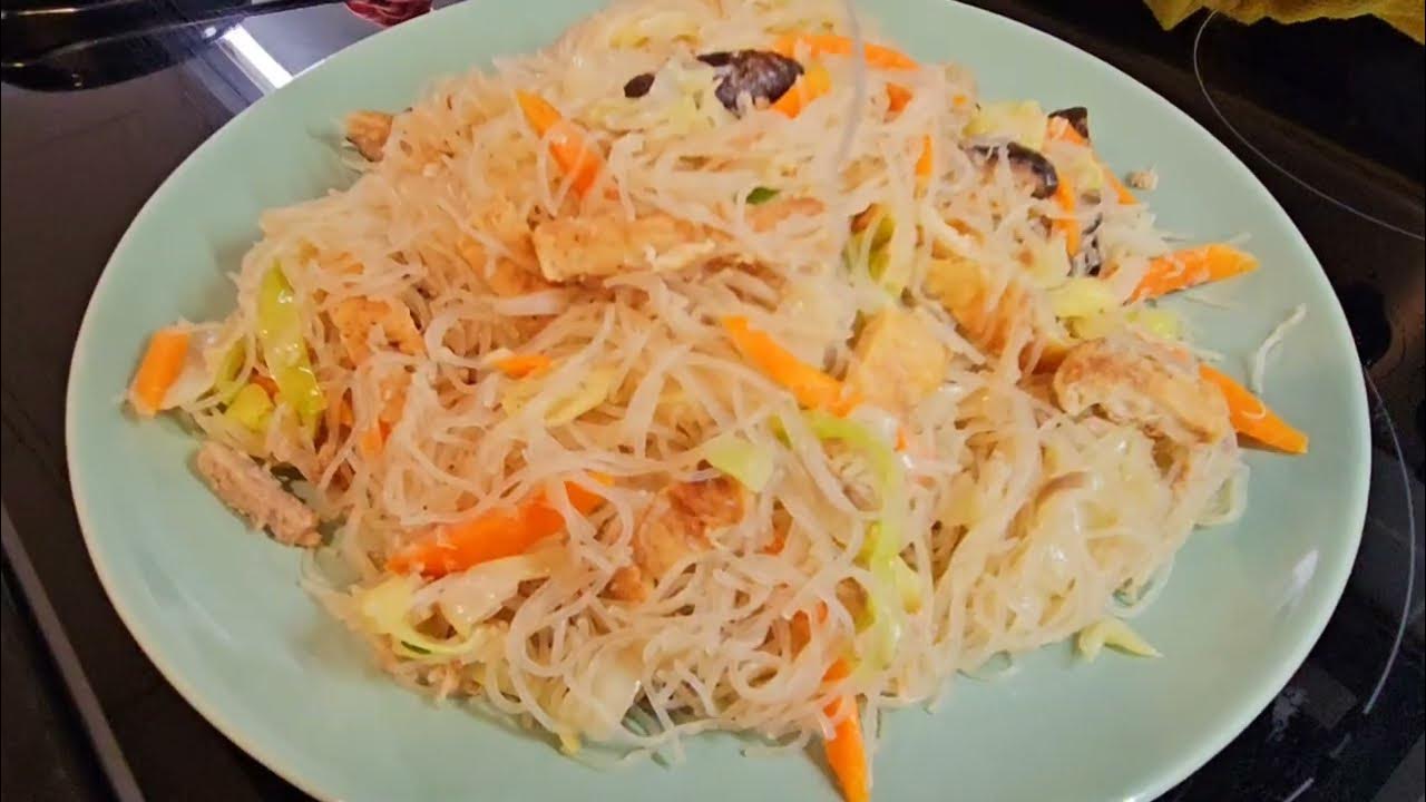 ASMR pancit bihon recipe | pancit guisado | Filipino dish pancit guisado - YouTube