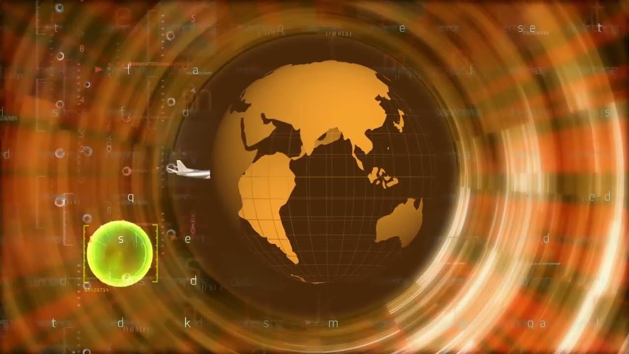 Video Audio Part. 154 | Globe Animation | Animasi bumi berputar untuk ...