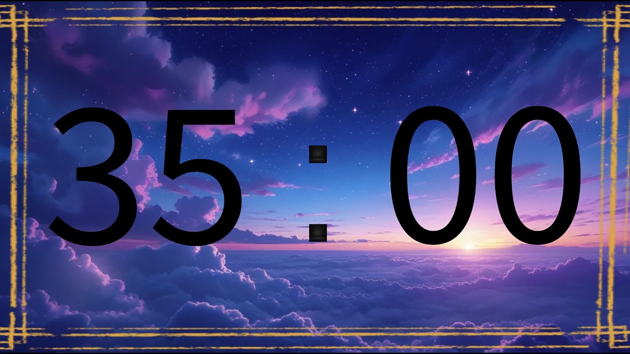 35 minutes countdown timer - YouTube