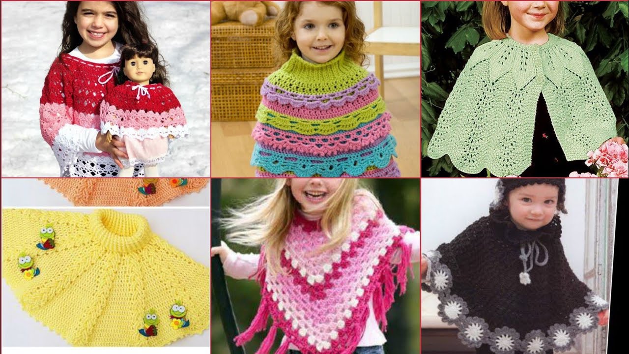 Most Cute Colorful Ponchos Cape Shawls For Little Girls YouTube most-cute-colorful-ponchos-cape-shawls-for-little-girls-youtube