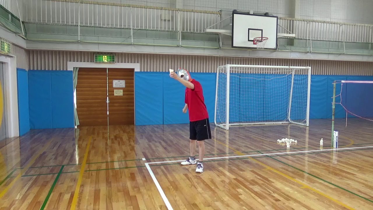 an easy way of the long service by the forehand - YouTube